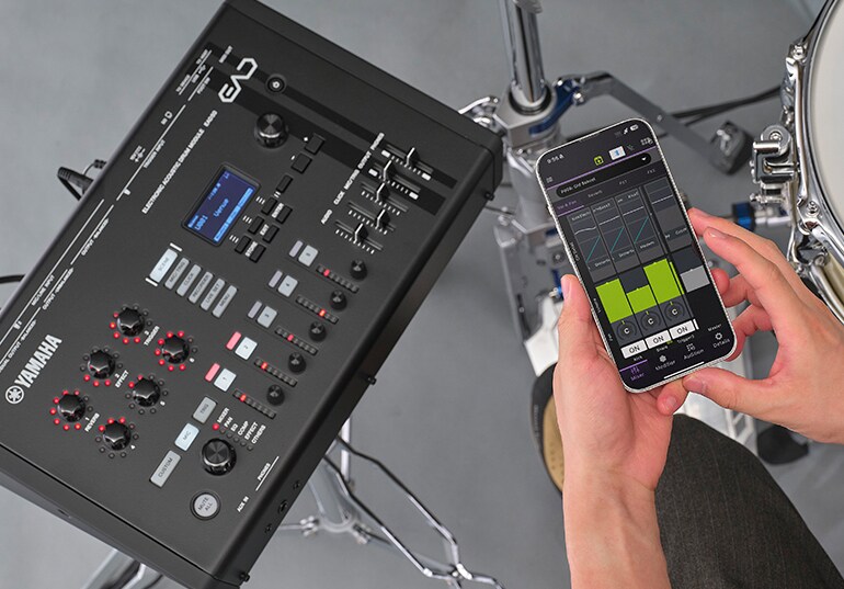 EAD Touch - Descrição - Aplicativos - Produtos - Baterias - Yamaha - Brasil