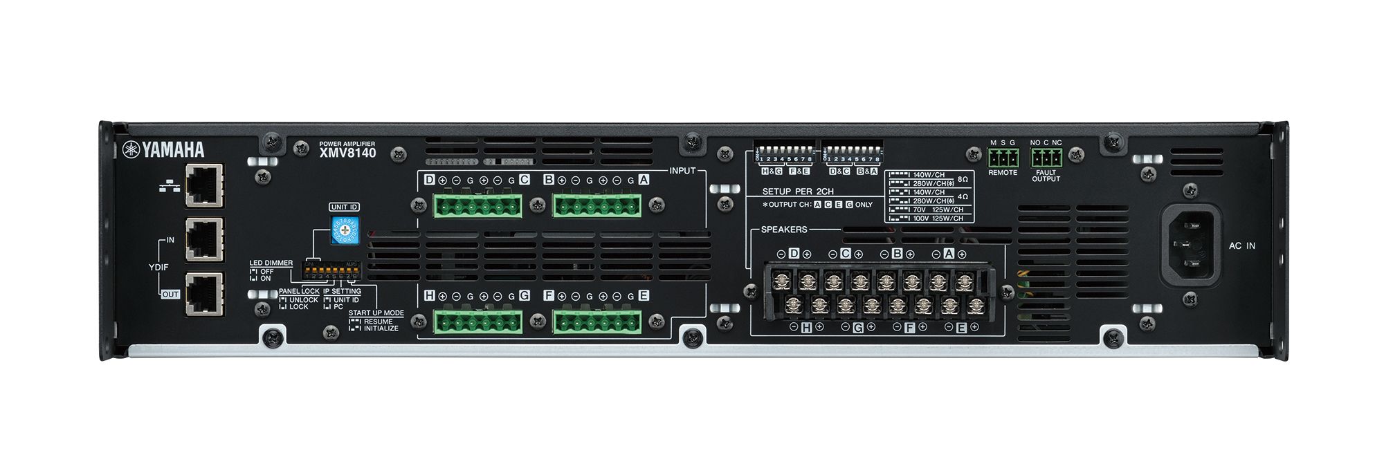 XMV Séries - Descrição - Amplificador de potência - Áudio Profissional ...